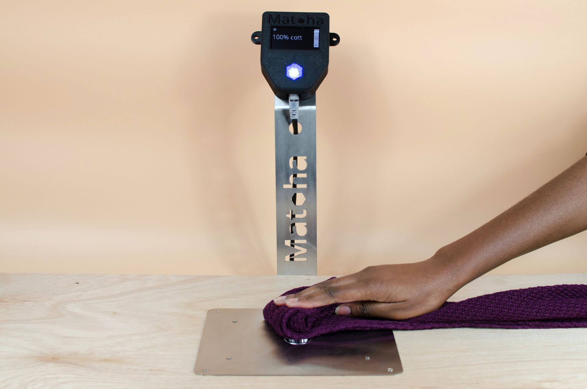 Textiles material identification devices